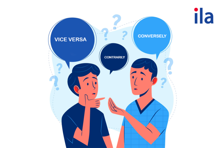 Vice versa là gì? Phân biệt với conversely, contrarily, inversely - ILA ...